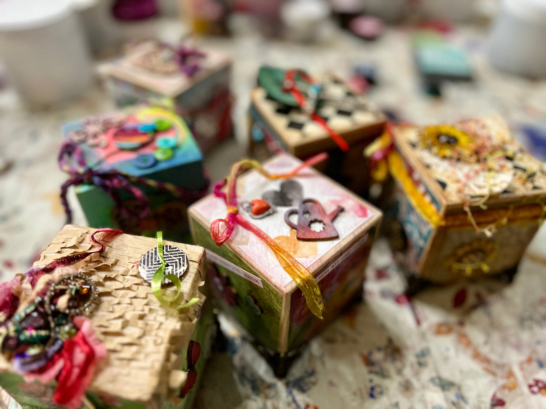 Expression of Joy Art Cubes DIY Kit – Raine Gardens & Rainy Day Vintage LLC